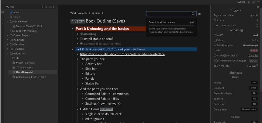 Unito's Breakdown: Dynalist vs. Workflowy for Building To-Do Lists