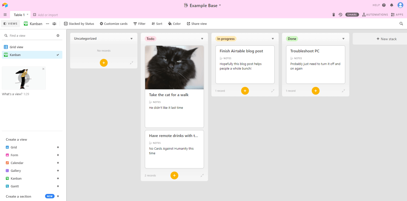 A Beginner's Guide to Airtable: How To Create a Base and More