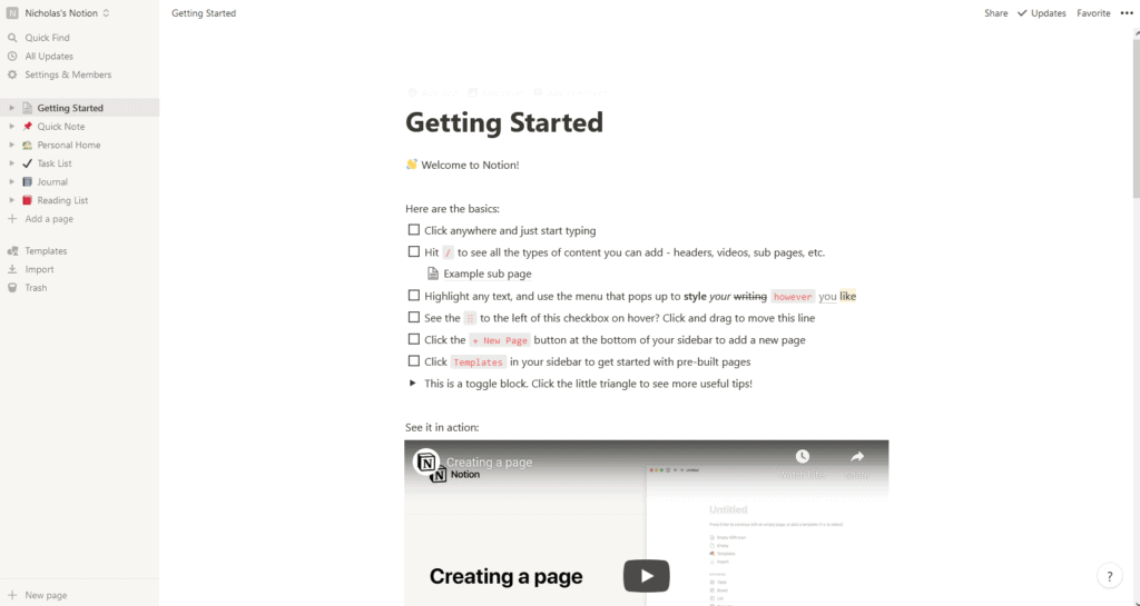 How To Use Notion: A Guide for the Absolute Beginner
