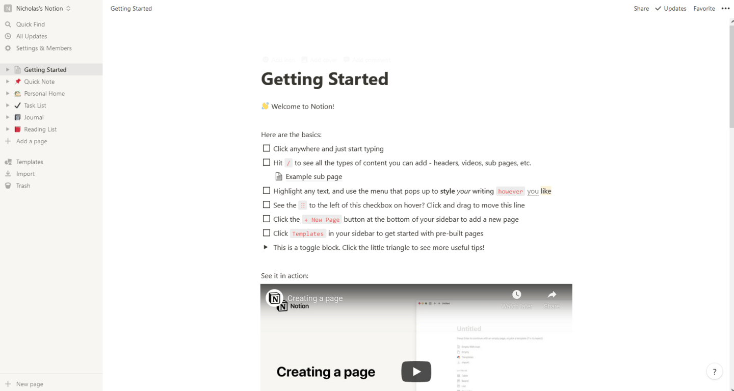 How To Use Notion: A Guide for the Absolute Beginner