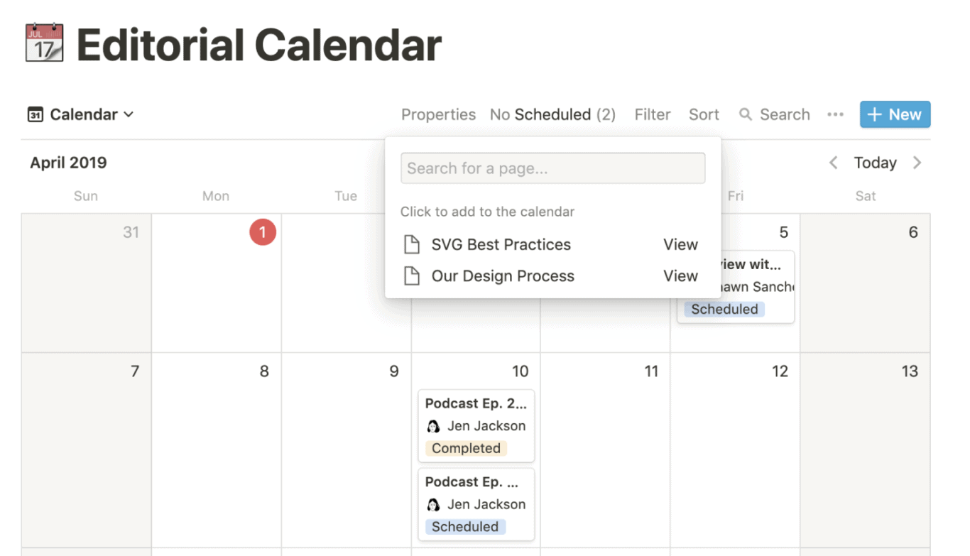 Notion Roadmap Template