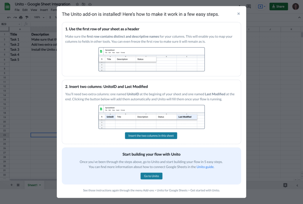 Auto-populate Facebook Ads data in Google Sheets