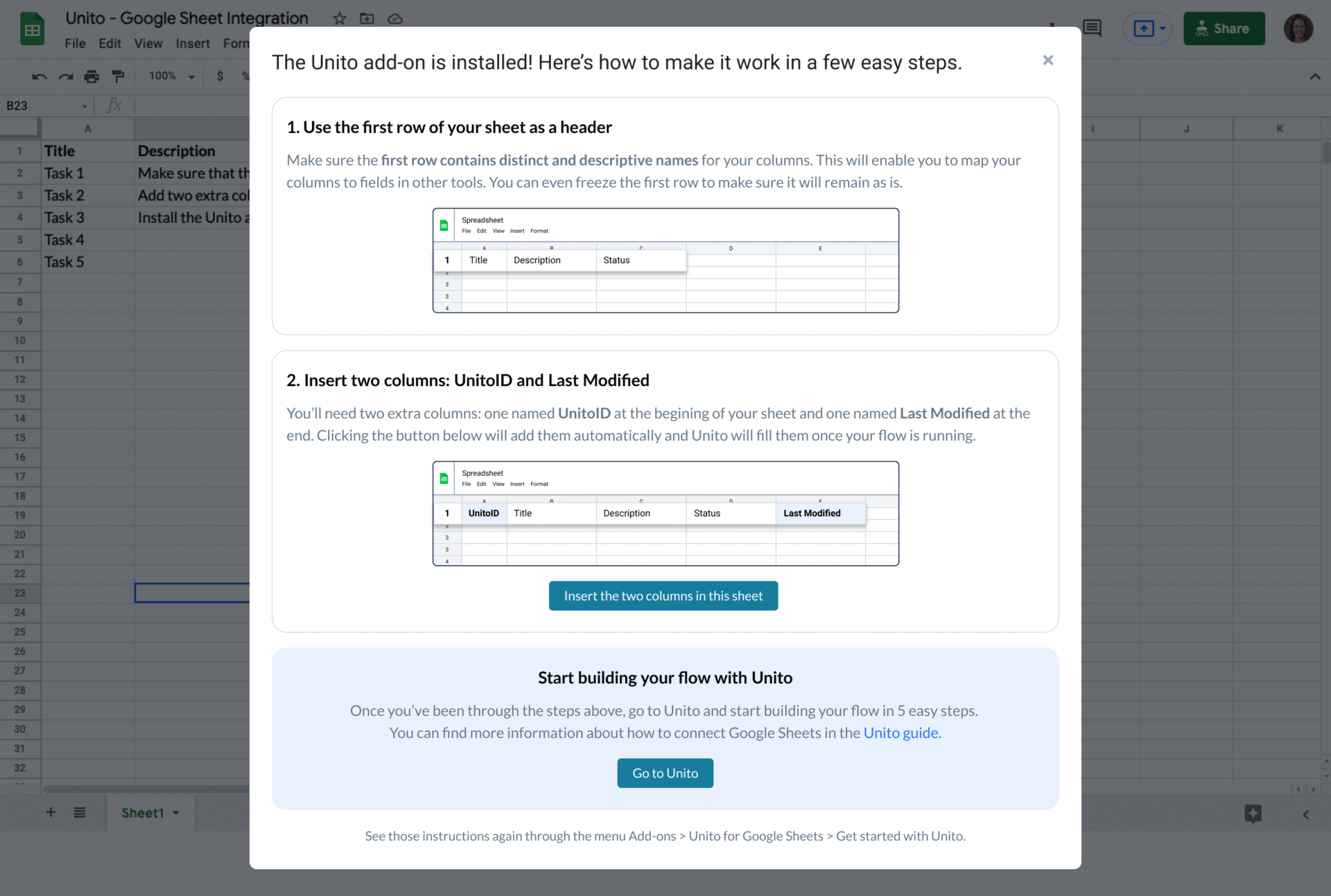 Auto-populate Facebook Ads data in Google Sheets