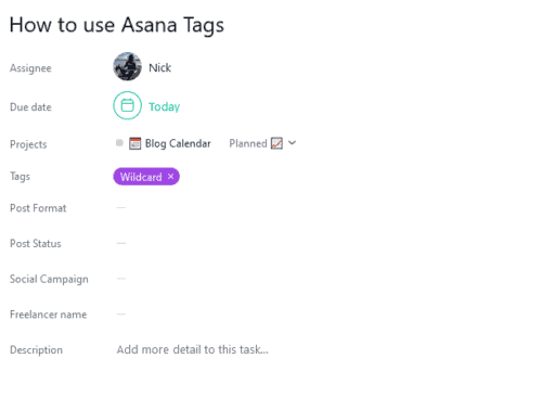 How Asana Tags Keep Your Projects Organized