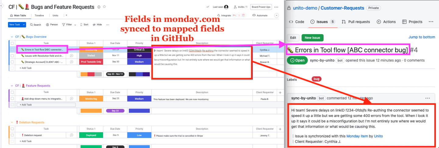 How to Auto Sync monday.com Tasks to Github Issues in 2023