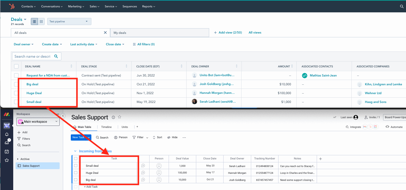 How to Sync HubSpot and monday.com Automatically in 2023
