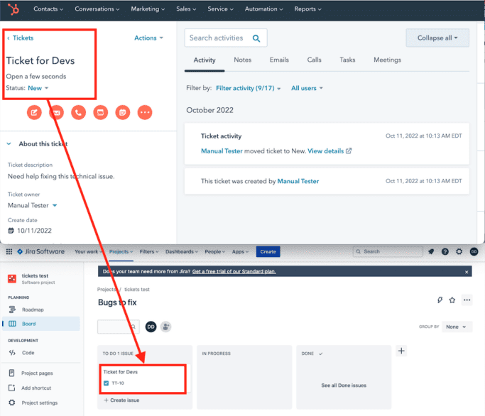 How to Link HubSpot + Jira w 2-Way Sync and Automated Updates
