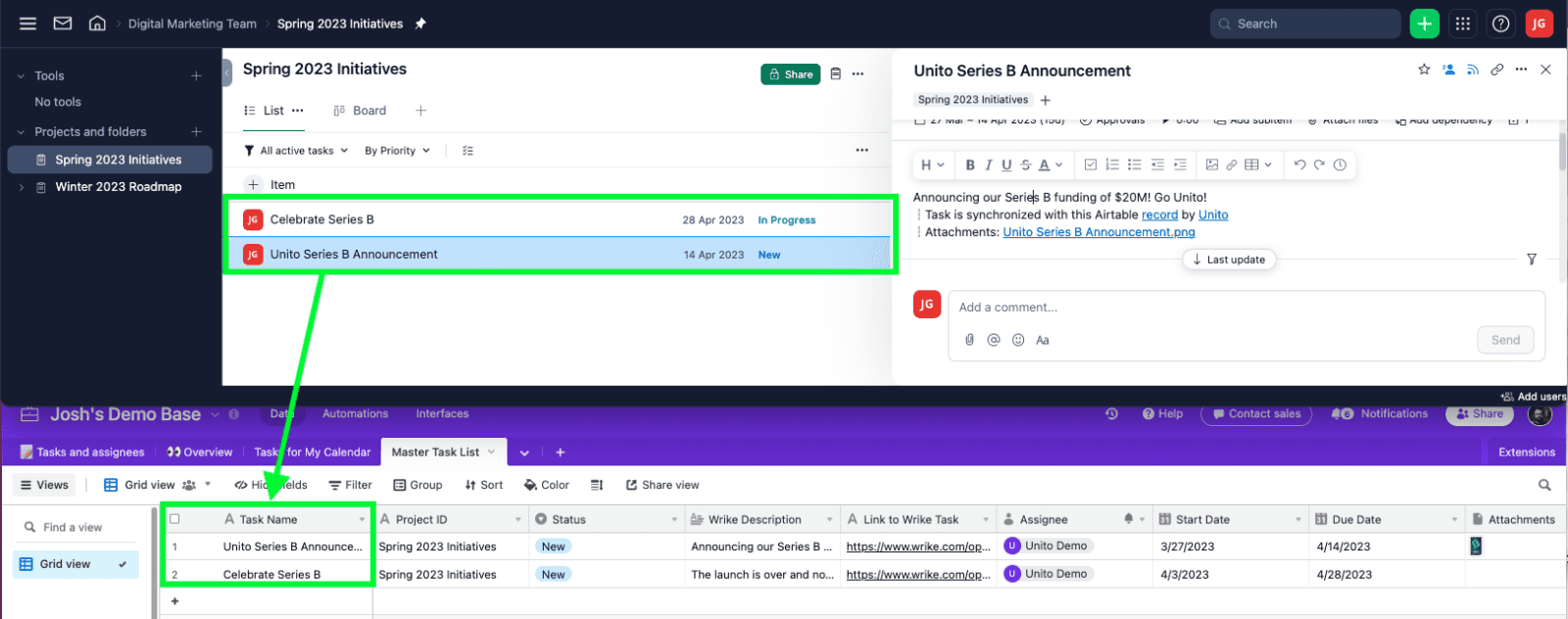 How To Sync Wrike Airtable W Automated 2 Way Updates In 2023