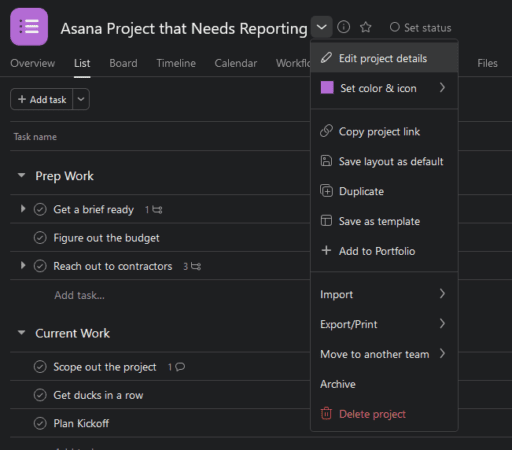 Export Asana Tasks to Excel Spreadsheets (2 Methods)