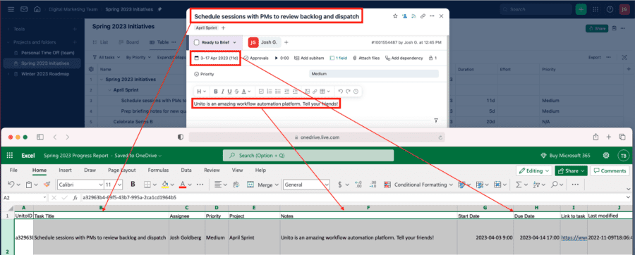 How To Automatically Export Wrike Tasks To Excel