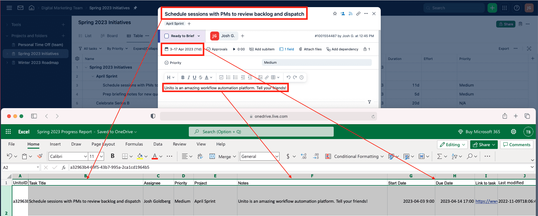 How to Automatically Export Wrike Tasks to Excel