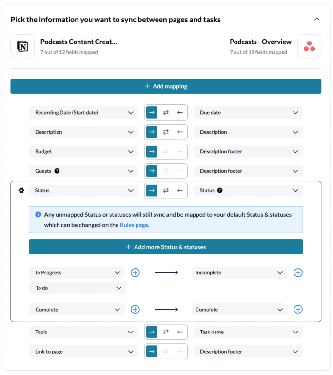 How to Connect Notion Asana w/ Automated Updates | 2-Way Sync