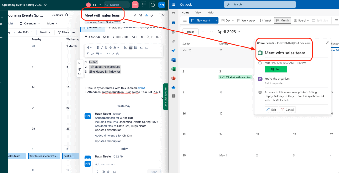 How To Easily Sync Microsoft Outlook To Wrike With 2 Way Updates