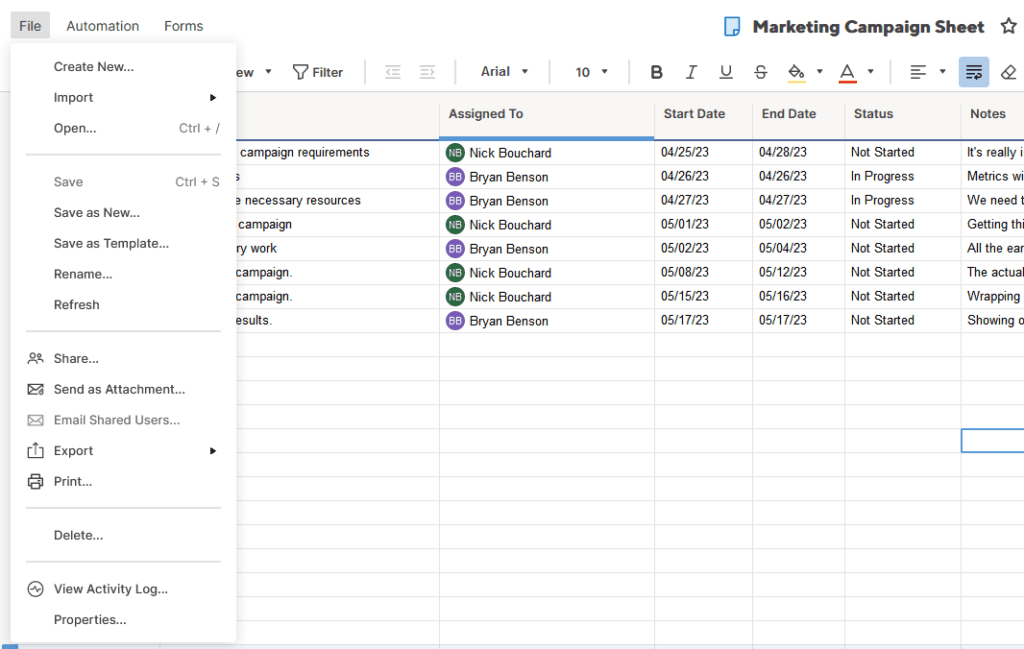 How To Export Smartsheet To Excel In Minutes