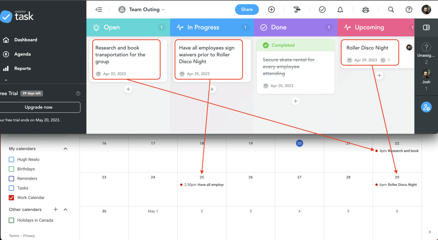 How to Sync MeisterTask + Google Calendar w 2-way sync in 2023