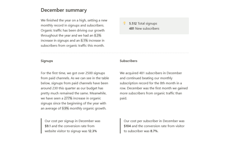 What Is a Monthly Reporting Template? (With Some Examples)