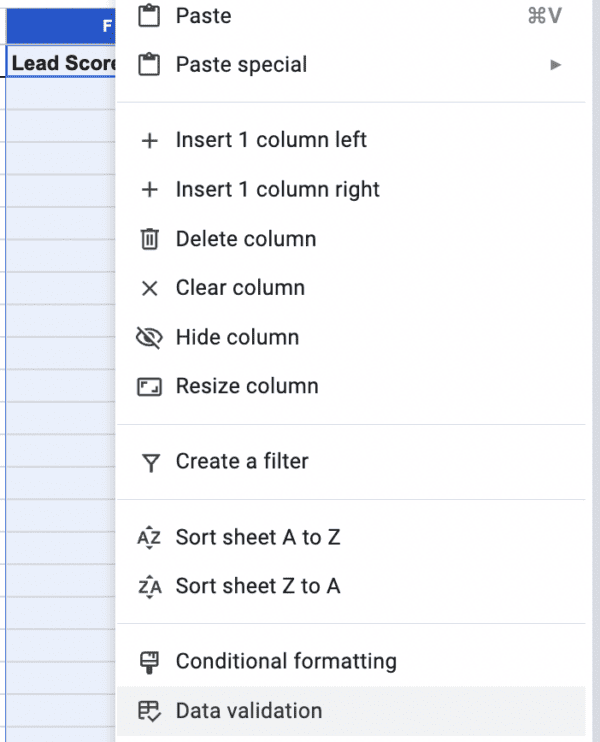 How to Use Data Validation Rules in Google Sheets