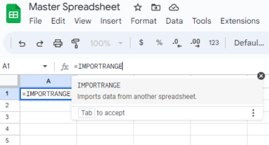 How To Move Data in Spreadsheets With IMPORTRANGE