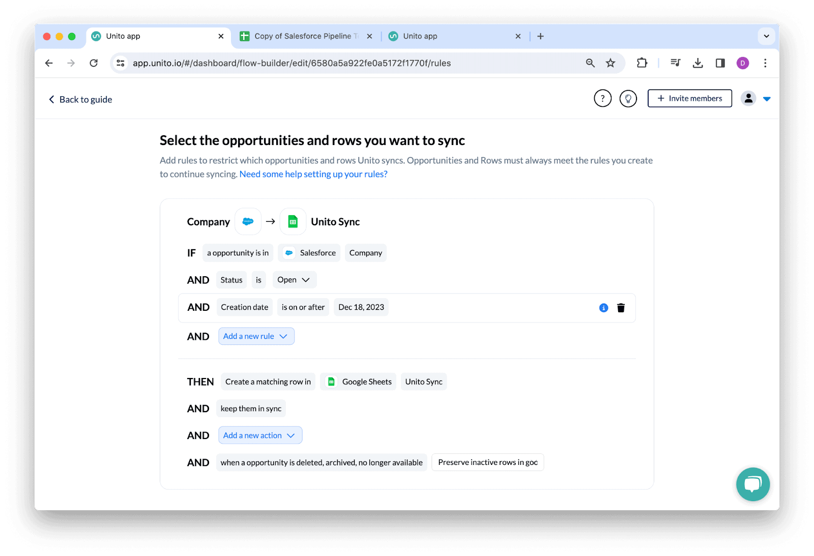 Google Sheets Sales Pipeline Template With Salesforce Data