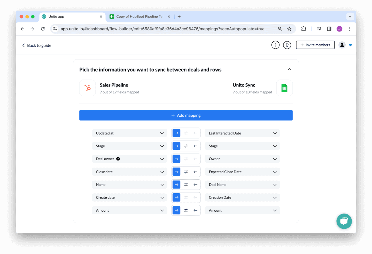 Template: Google Sheets Sales Pipeline Synced with HubSpot
