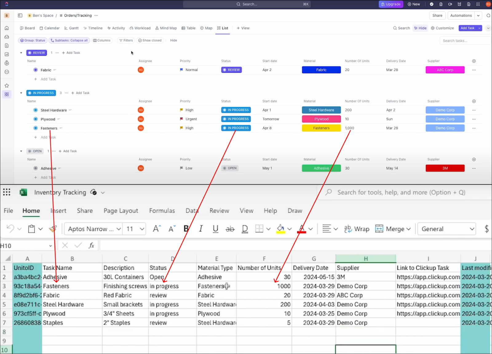 How to Quickly Sync ClickUp to Excel with Automated Updates