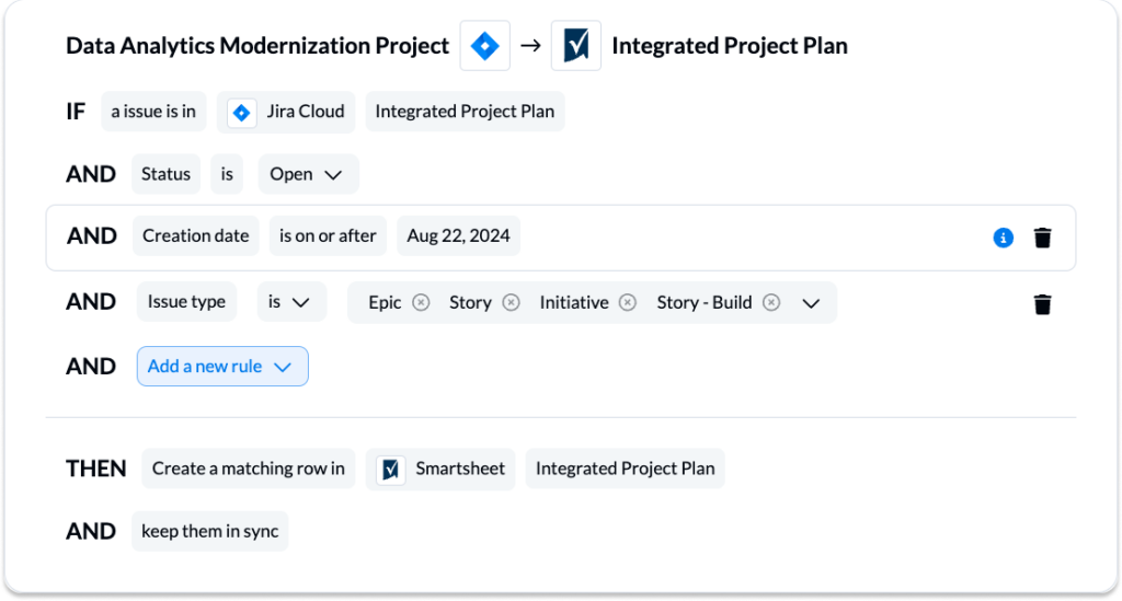 How to Easily Set Up a 2-Way Jira-Smartsheet Integration
