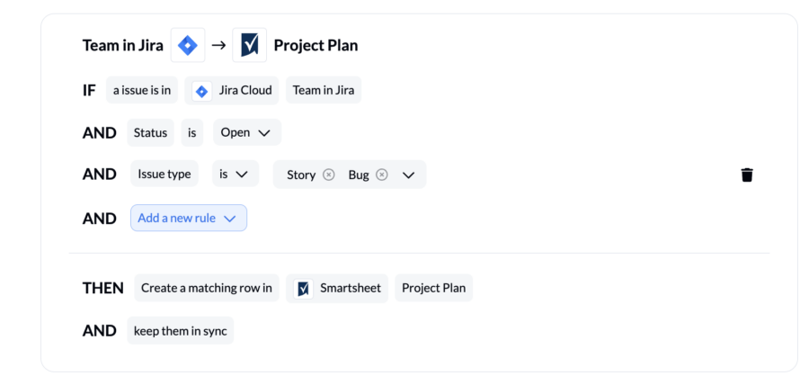 How to Easily Set Up a 2-Way Jira-Smartsheet Integration