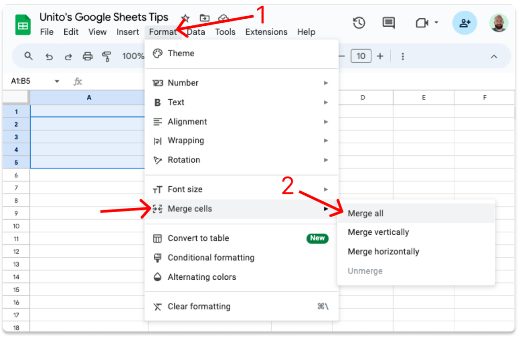 How To Merge Google Sheets in a Few Clicks