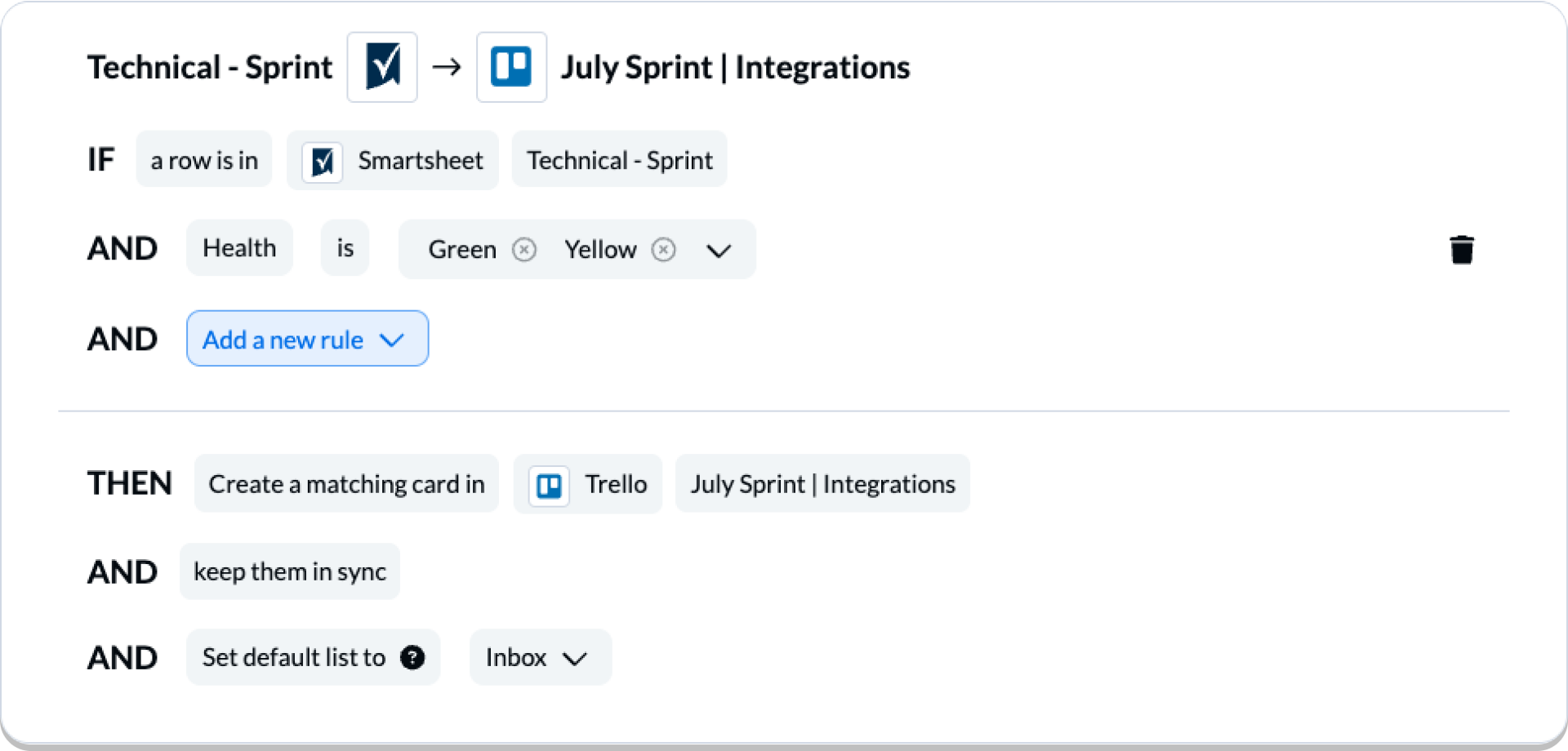 How To Set Up a No-Code Trello-Smartsheet Integration