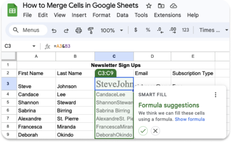 How To Merge Google Sheets in a Few Clicks