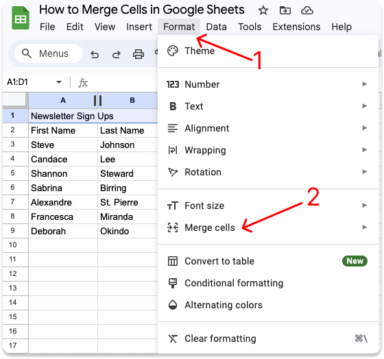 How To Merge Google Sheets in a Few Clicks