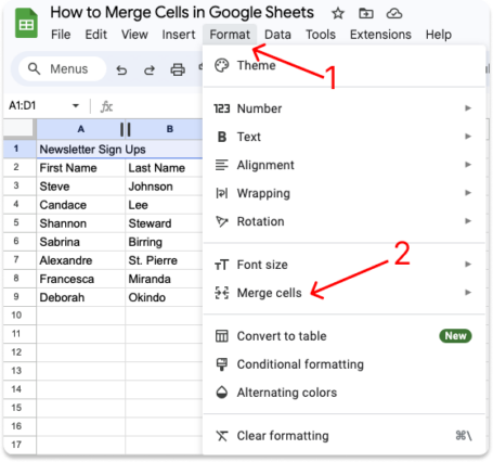 How To Merge Google Sheets in a Few Clicks