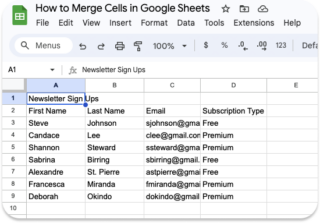 How To Merge Google Sheets in a Few Clicks