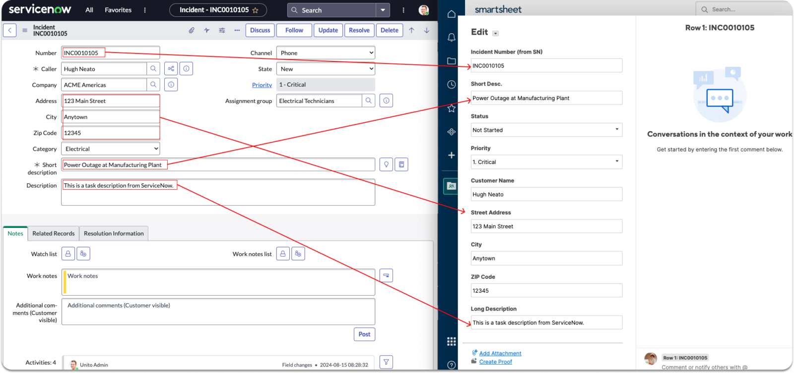 How to Connect ServiceNow and Smartsheet With 2-Way Updates