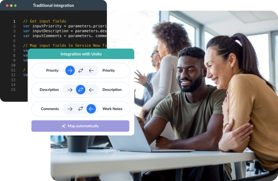 Unito Two-Way Sync | No-Code Enterprise App Integration